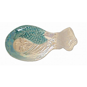 Blue Sky Ceramic Mermaid Spoon Rest, Multi
