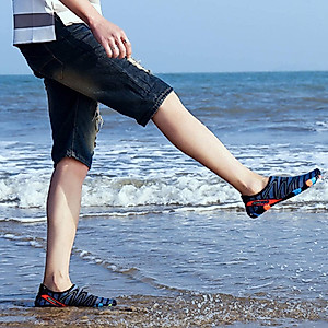 Premium Water Shoes for Women and Men, Socks Quick-Dry Beach Barefoot Ourdoor Surf Yoga Exercise A-Dark Blue