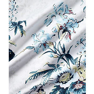 Lauren Ralph Lauren Eden Botanical 3 Pc Full Queen Duvet Cover Set 100% Cotton (Queen (U.S. Standard))