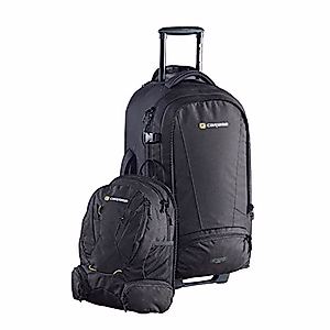 Caribee Wheeled Travel Pack Fast Track 75 Backpack (Black)
