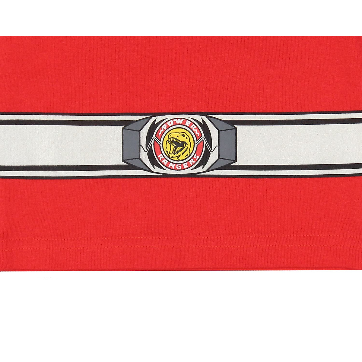 INTIMO Power Rangers Toddler Boys' Red Ranger Character Costume Sleep Pajama Set (4T)