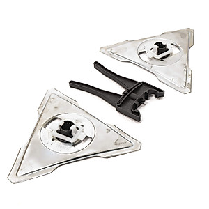 Robomow OEM FR-MRK6108A High Cut Blades, Silver