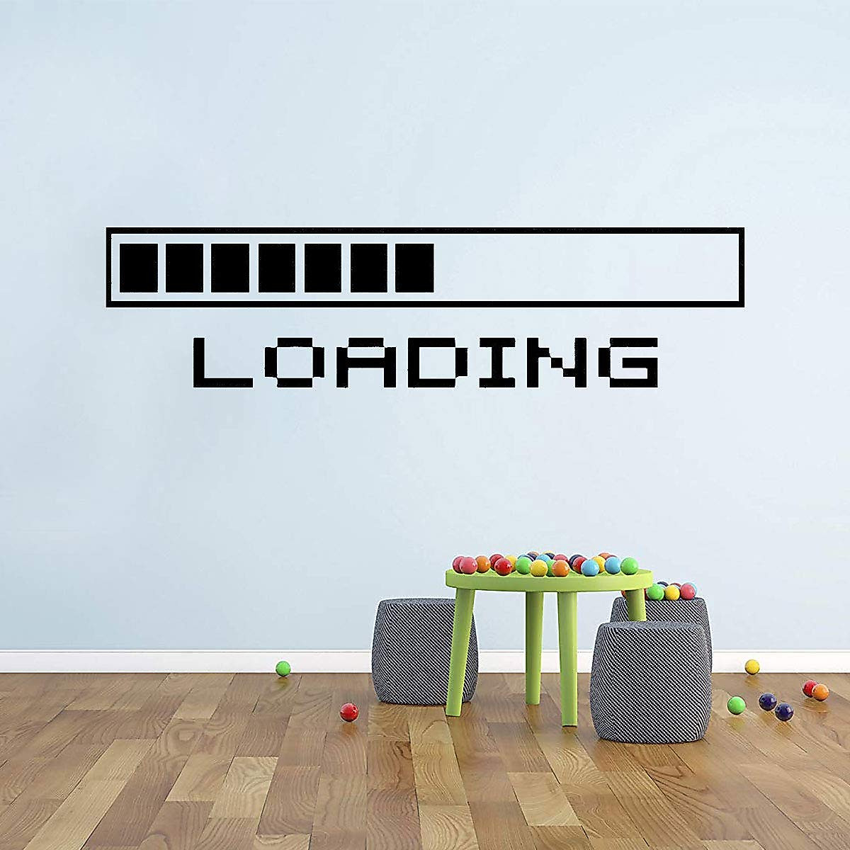 PICTURE IT ON CANVAS Loading a Video Game Wall Poster Decal Cool Gamer Stuff Computer Wall Stickers Murals Home Decor Accents