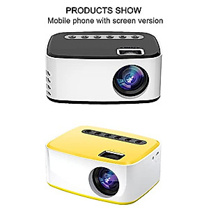 Delarsy T20 Mini Led Projector Portable Video Player Miniature Cinema 1080P Hd Projection DC0