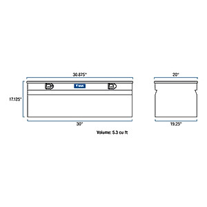 UWS TBC30 Chest Standard Blue Series Truck Box