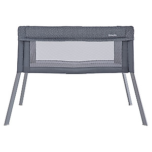 Kolcraft Healthy Lite Portable Lightweight Travel Infant and Baby Bassinet for Home or Travel, Secure and Comfortable for Newborn, Compact Fold - Gray