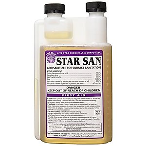 Five star Star San Acid Sanitizer for Surface Sanitation, 32oz