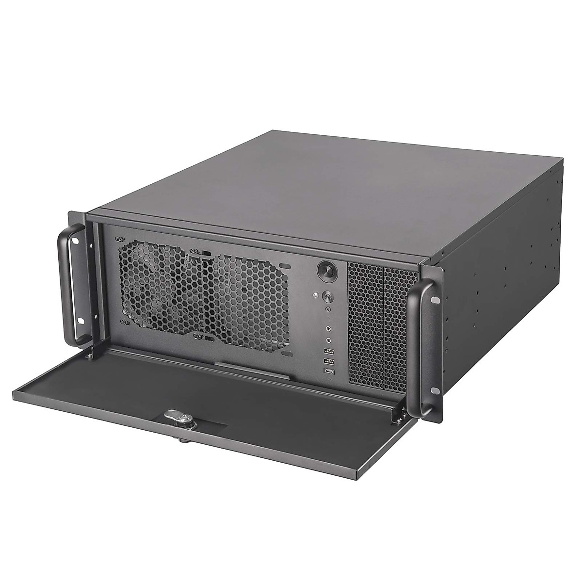 Silverstone RM42-502 4U rackmount Server Chassis with Liquid Cooling Compatibility, SST-RM42-502