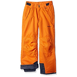 Arctix Kids Snow Pants with Reinforced Knees and Seat, Burnt Orange, Medium