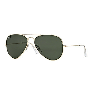 Ray-Ban - Large Metal Aviator Sunglasses RB3025 (Arista/G-15 XLT)