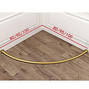 YJFENG-Broom, YJFENG Clothing Store Changing Room, Women's Clothing Store Dressing Fitting Tent Room, C-Shaped Curtain Rod, for Shopping Malls, Offices, with Hook Up (Light Gray,80x80cm)