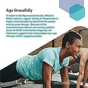 Life Extension DHEA 25 mg – For Optimal Hormone Balance, Immune & Cardiovascular Health and Anti-Aging – Promotes Healthy Mood & Well-Being - Non-GMO, Gluten-Free, 100 Capsules