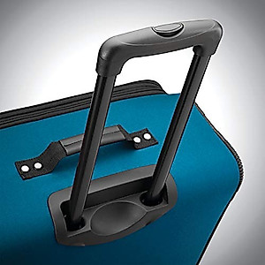 American Tourister Pop Max Softside Luggage with Spinner Wheels, Teal, 3-Piece Set (21/25/29)