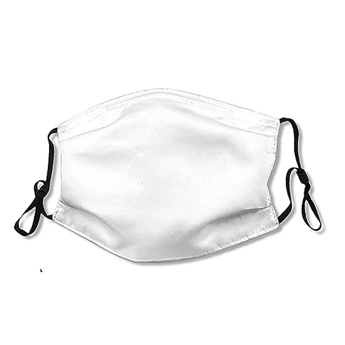 SARNFANS Tree Adult Reusable Face Mask,Winter Landscape Foggy Back,5-Ply Breathable Safety Unisex Adults Fashion Facial Face Masks for Women Men,White Black