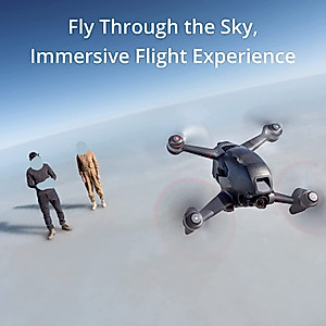 DJI FPV Combo Bundle – Integra Goggles First-Person View Drone UAV Quadcopter Bundle with Joystick Motion 4K Camera, S Flight Mode, Super-Wide 150° FOV, HD Low-Latency Transmission, With 128GB SD Card Backpack