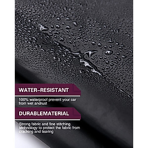 JDZYYCQ Kids Ride-On Toy Car Cover, Outdoor Waterproof Protection for Electric Battery-Powered Children's Wheeled Toy Car-General Type, 51.6'' L x 27.5'' W x 23.8'' H ., BLACK