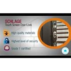 Schlage BE469ZPVCAM716 Aged Bronze Connect Camelot Touchscreen with Built-in Alarm & Z-Wave