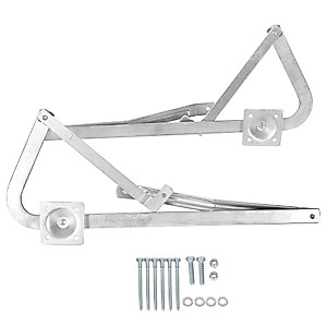 KUAFU 55-2 Attic Ladder Spreader Hinge Arms Compatible with Werner MFG After 2010 - (Pair)