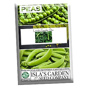 Lincoln Garden Pea Seeds for Planting, 50+ Heirloom Seeds Per Packet, (Isla's Garden Seeds), Non GMO Seeds, Botanical Name: Pisum sativum, Great Home Garden Gift