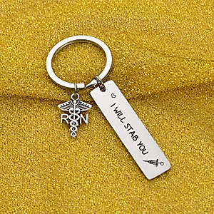 7RVZM Nurse Keychain Nurse Jewelry Medical Gift Nursing Keychain RN Registered Nurse Gift Nurse Graduation Jewelry Medical Jewelry Medical Student Gift Nurse Birthday Gift