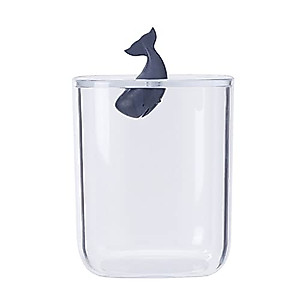 Qtip Holder Cotton Ball Holder,Bathroom Qtip Holder Canisters Swab Holder Organizer Q-tip Dispenser with Lid Transparent Cotton Swabs Storage Canister(A)