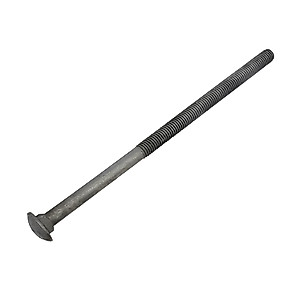1/2" - 13 x 10 Carriage Bolt | Round Head| Hot Dip Galvanized | 20pcs Box