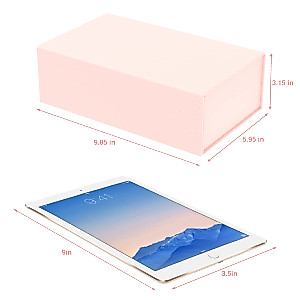 MOZRRO Gift Box with Lids, 9.85 x 5.95 x 3.15 In Magnetic Closure Gift Boxes for Gift Packaging, Gift Box for Christmas,Mothers Day,Fathers Day,Graduations,Weddings,Birthdays Gifts