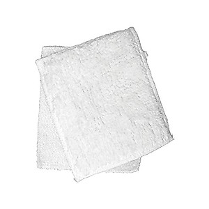 Janey Lynns Designs Shrubbie Snow White Cotton/Nylon All Purpose Kitchen Utility Cloth 2 pk