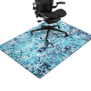 Pauwer Office Chair Mat for Hardwood Floor, 36"X48" Computer Chair Mat for Gaming, Desk Chair Mat, Low Pile Chair Mat Floor Mat Carpet, Anti-Slip Floor Protector Rug for Home Office