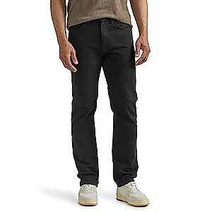 Wrangler Men's Free-to-Stretch Regular Fit Jean, Black, 40W x 32L