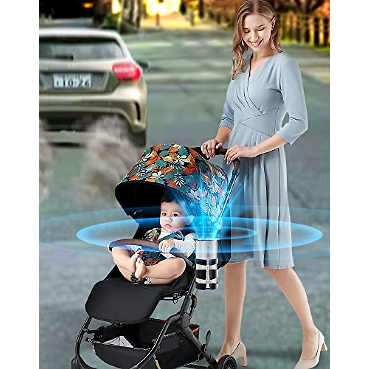 AirKitty Car Air Purifier, 3 in 1 Air Purifiers of UVC Light, Plasma Generator, Aviation Aluminum Enclosure,Siutable for Car, Office, Desktop, Small Room and Travel (Silver)