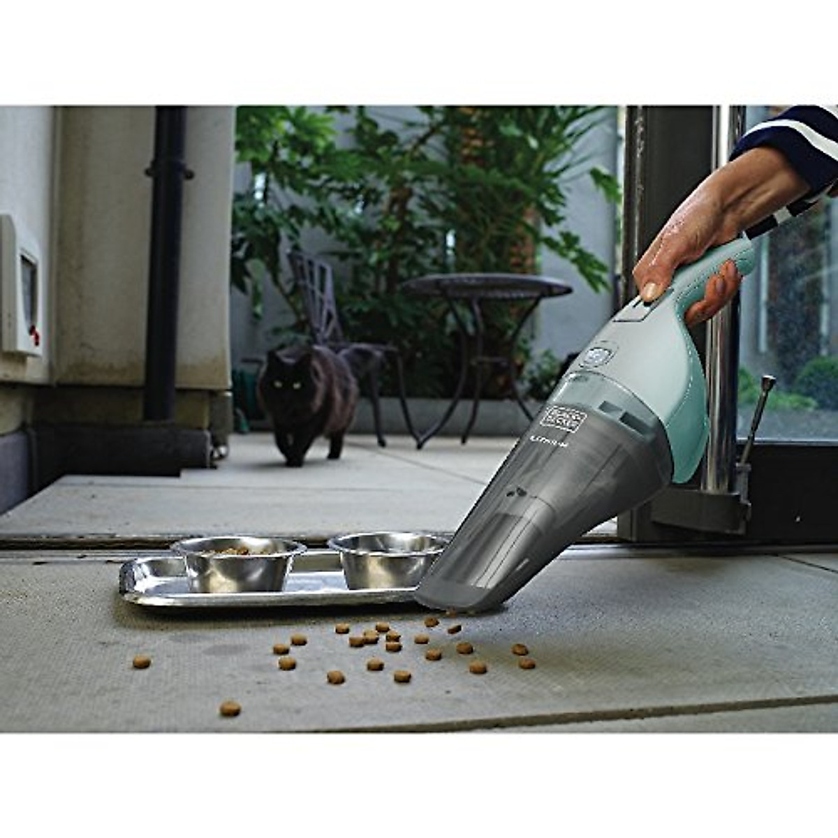 BLACK+DECKER Cordless Handheld Vacuum 2Ah, Icy Blue (HNV220BCZ12FF)