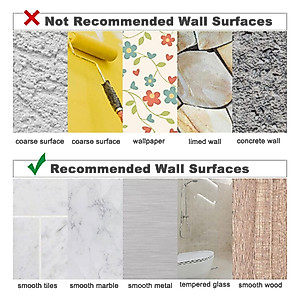 Prasacco 8 Pcs Adhesive Hooks Strong Shower Shelf Hooks Double Claw Wall Hooks Sticker Hooks for Shower Caddy Basket Kitchen Bathroom