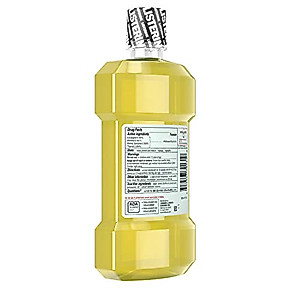 Listerine Original Oral Care Antiseptic Mouthwash with Germ-Killing Formula to Fight Bad Breath, Plaque and Gingivitis, 500 mL (Pack of 2)