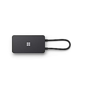 Microsoft USB-C Travel Hub - Multiport Adapter with VGA, USB, Ethernet, HDMI Ports. Compatible with USB-C Laptops/PCs