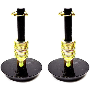 RUSSO (2) Snow Plow Shoes Skid Foot Assemblies fits Western 49067 49071 Meyer Boss Fisher Snow