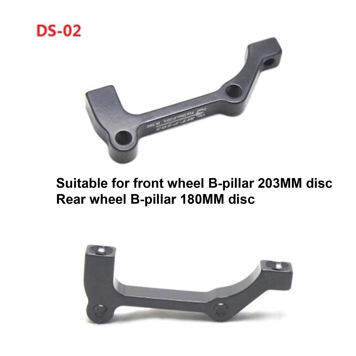 Health Gear Disc Brake Adapter, Disc Brake Caliper Bracket Adapter, Disc Brake Mounting Bracket for MTB Road Bike180mm Rotor (DS-02)