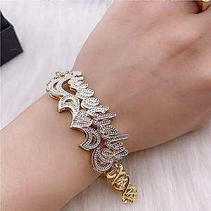 Jewelry Set Custom Name Necklace Name Bracelet Personalized Double Plated Name Necklace Unisex Nameplate Necklace with XOXO Chain Customized Jewelry Set for Women Men