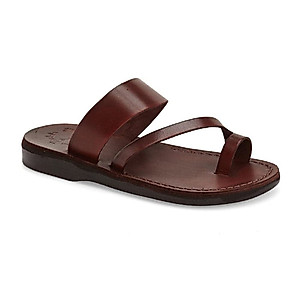 Zohar - Leather Toe Ring Sandal - Mens Sandals