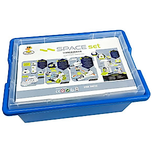 COOLDUCK Space Toy Set for Boys Girls, Kids' Play Spaceships, Space Shuttle, Space Capsule, Space Rover, Space Station, Astronauts Figure, Rocket Toys for Any Interstellar Mission Adventure