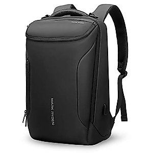 Muzee Business Backpack,Waterproof bag for Travel Flight Fits 17.3Inch Laptop With USB Charging Plug