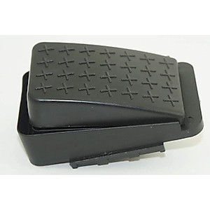 AUXPhome 6volt 12volt Kids Electric Cars Accelerator Foot Pedal Reset Control Switch for Universal Kids Ride On Cars,Electric Battery Remote Tractor Quad Toy Black 2-pin Socket