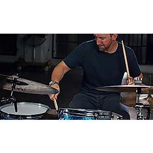 Meinl Cymbals Mike Johnston Groove Bell Cowbell with Magnetic Mutes — NOT Made in China — Vintage Steel Finish, 2-Year Warranty (MJ-GB)