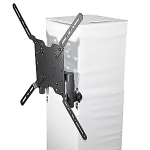 Prox XT-FLEXTOTEM TV Flex Totem TV - 3ft to 6ft Height Adjustable Totem Stand Incl. TV Mount, Foldable Base Plate and Speaker Stud