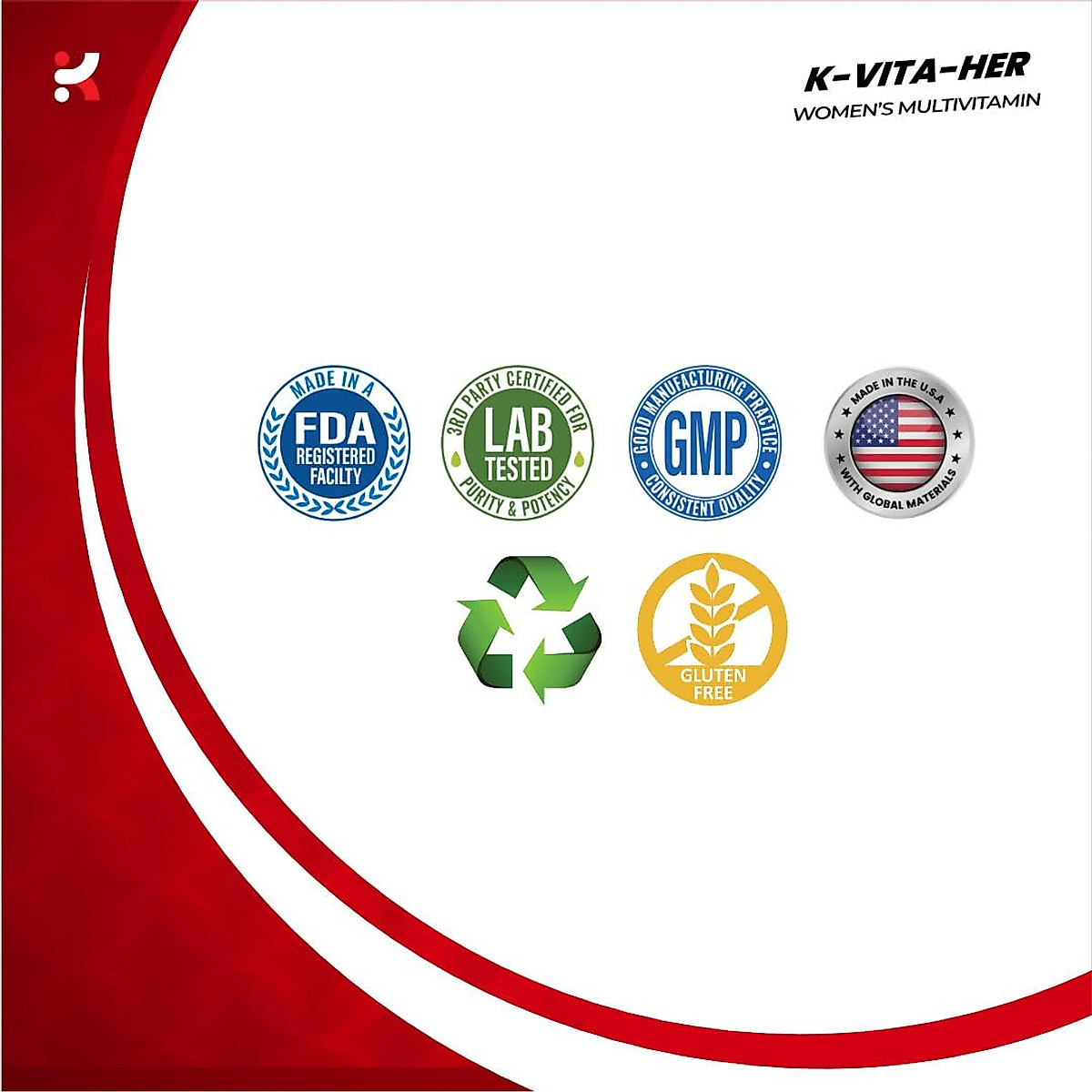 K-Vita-Her/Women’S Multivitamins & Minerals / 60 Capsules