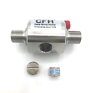 Clever Family Homes Coaxial RG6 Surge Protector Kit with Jumper Cable, Ground Wire, Spare GDT, and Male-to-Male Adaptor