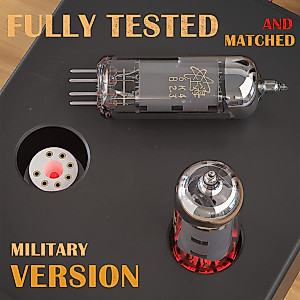 Fosi Audio P1 Tube Preamplifier Mini Hi-Fi Stereo Preamp 6K4 Valve Vacuum Pre-amp with Treble Bass Tone Control for Home Theater HiFi System(not for Turntable)