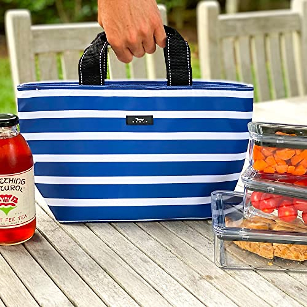 SCOUT Nooner Lunch Box - Lightweight, Insulated Lunch Bag with Outside Zip Pocket, Cooler For Women - Everyday, Beach Cooler