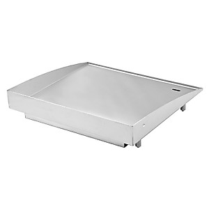 Stanbroil Stainless Steel Flat Top Griddle, Gas Grill Griddle for Blackstone 1650 Portable Propane Fuelled Tabletop Grill with Front Grease System - 17 Inches