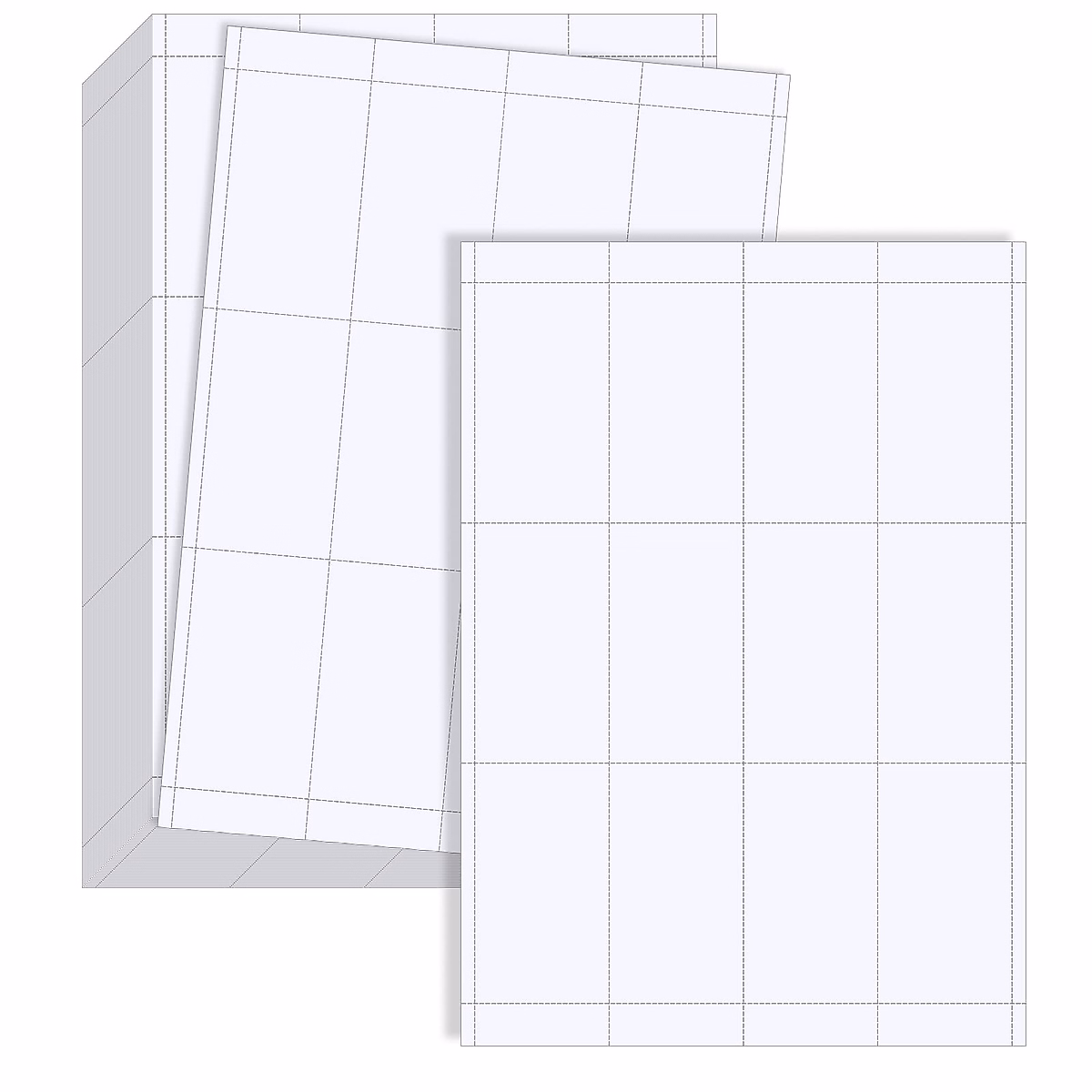 Tinlade Printable Business Cards Bulk Blank Business Cards Paper Compatible with Laser and Inkjet Printer Perforated Cardstock Design Your Own Personalized Business Cards, 3.5 x 2 Inch (3000 Pcs)